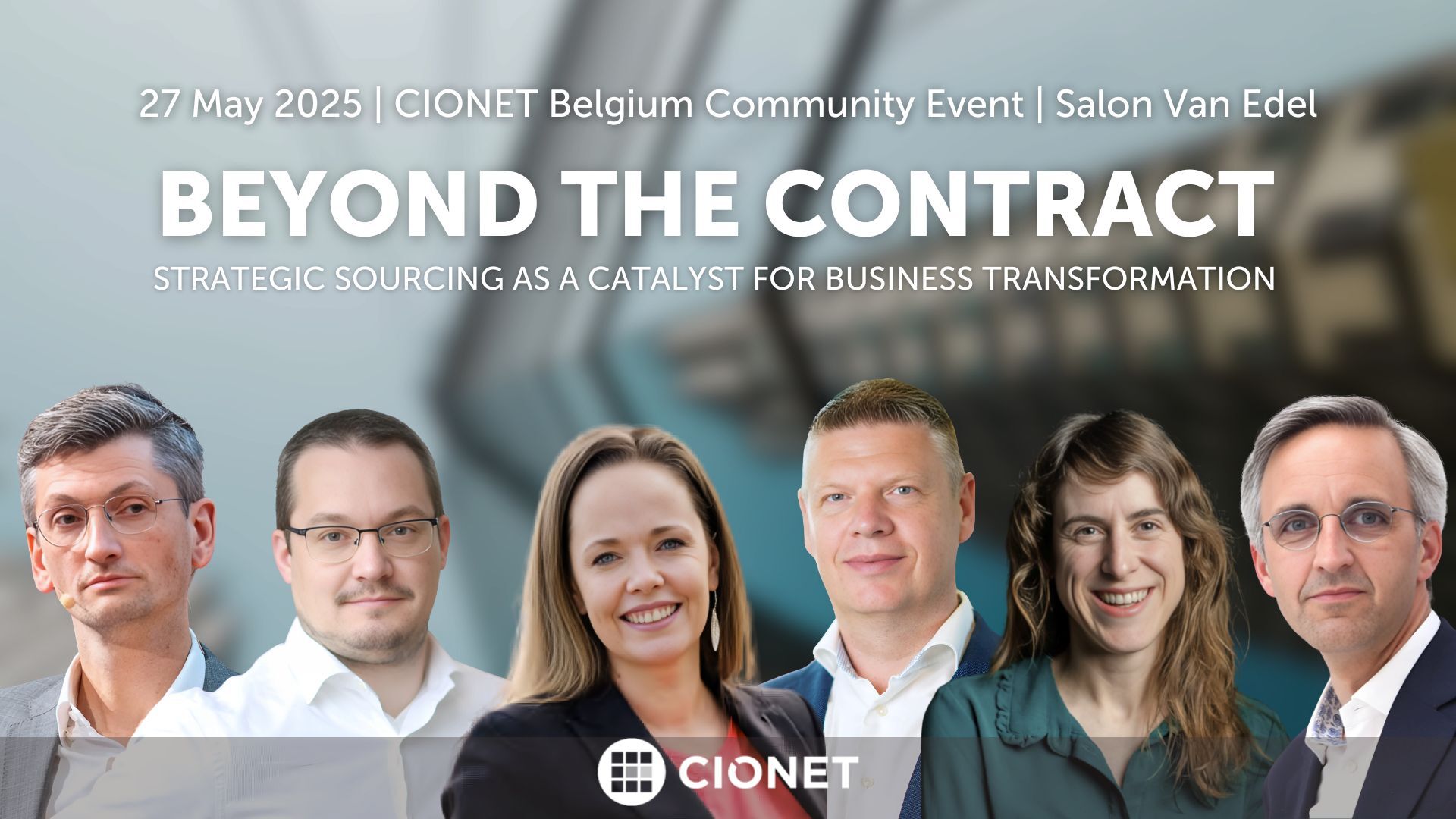 Beyond The Contract - CIONET Belgium Community Event